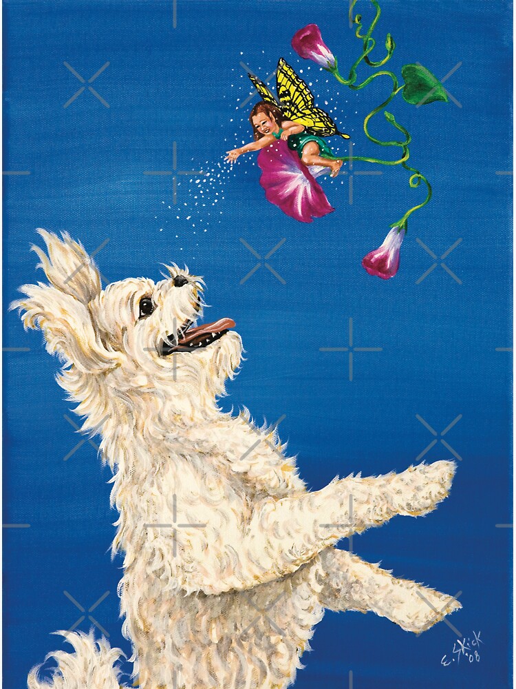 "White Dog" Sticker for Sale by L1zard- | Redbubble