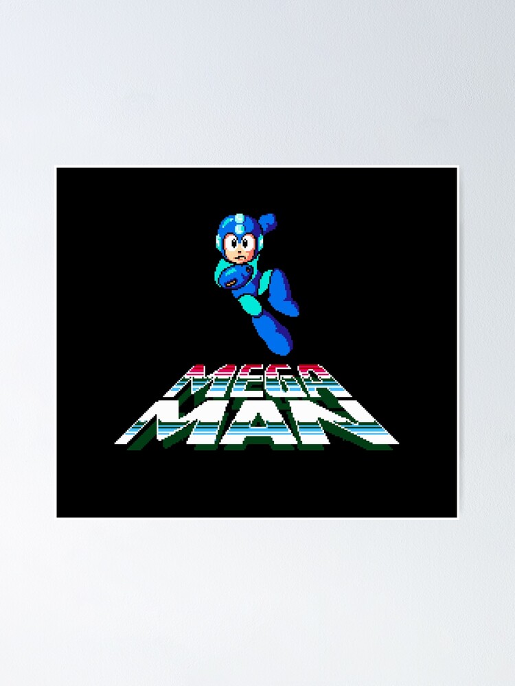 "Mega Man Pixel Retro Art" Poster for Sale by Ramondongo | Redbubble