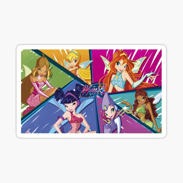 "Winx Club " Sticker for Sale by LunaticArtWork | Redbubble