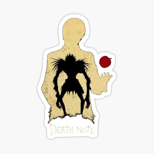 "Death note " Sticker for Sale by BlankMostafa | Redbubble