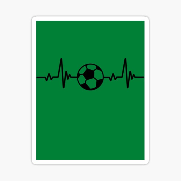 "Soccer Pulse" Sticker for Sale by JZCustom-2022 | Redbubble
