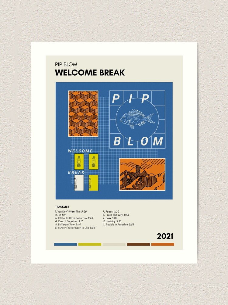 "WELCOME BREAK aesthetic album art" Art Print for Sale by nogginart ...