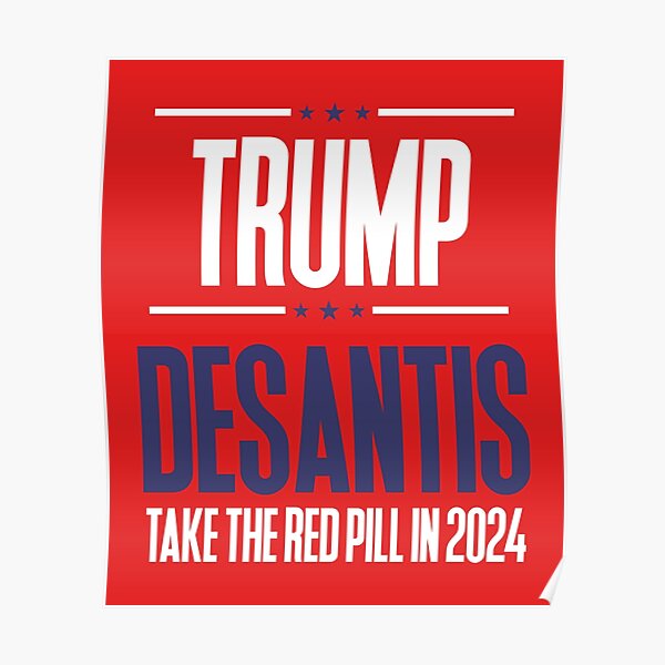 "Trump DeSantis 2024 Election Shirt" Poster for Sale by DerekVelilla ...