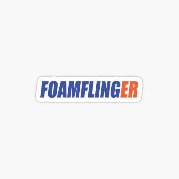"Foam Flinger" Sticker for Sale by jw608 | Redbubble
