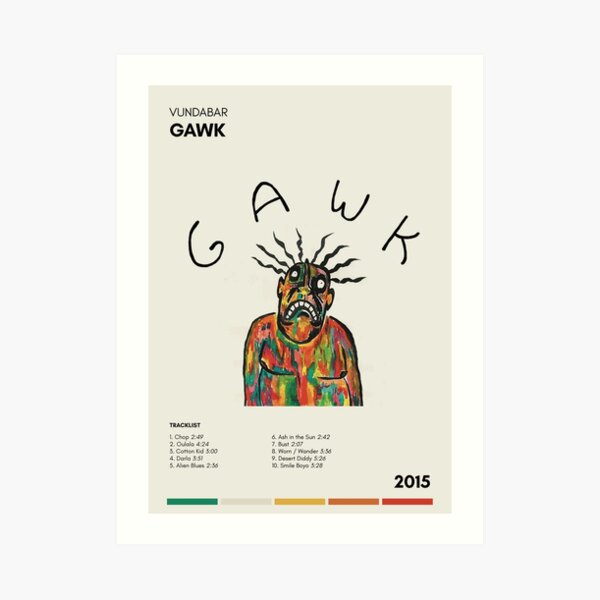 "GAWK aesthetic album art" Art Print for Sale by nogginart | Redbubble