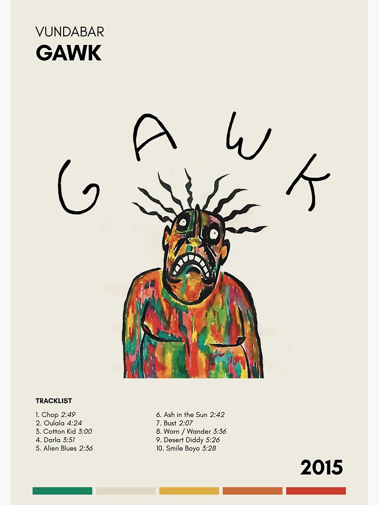 "GAWK aesthetic album art" Sticker for Sale by nogginart | Redbubble