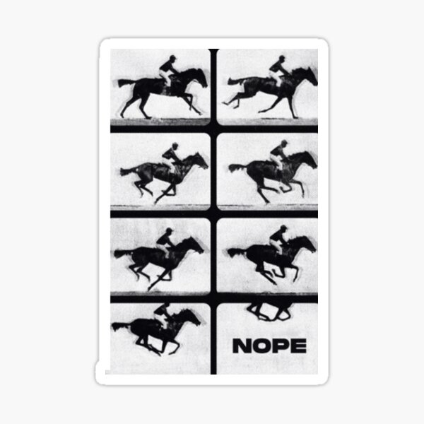 "Nope Movie" Sticker for Sale by Asshshop | Redbubble