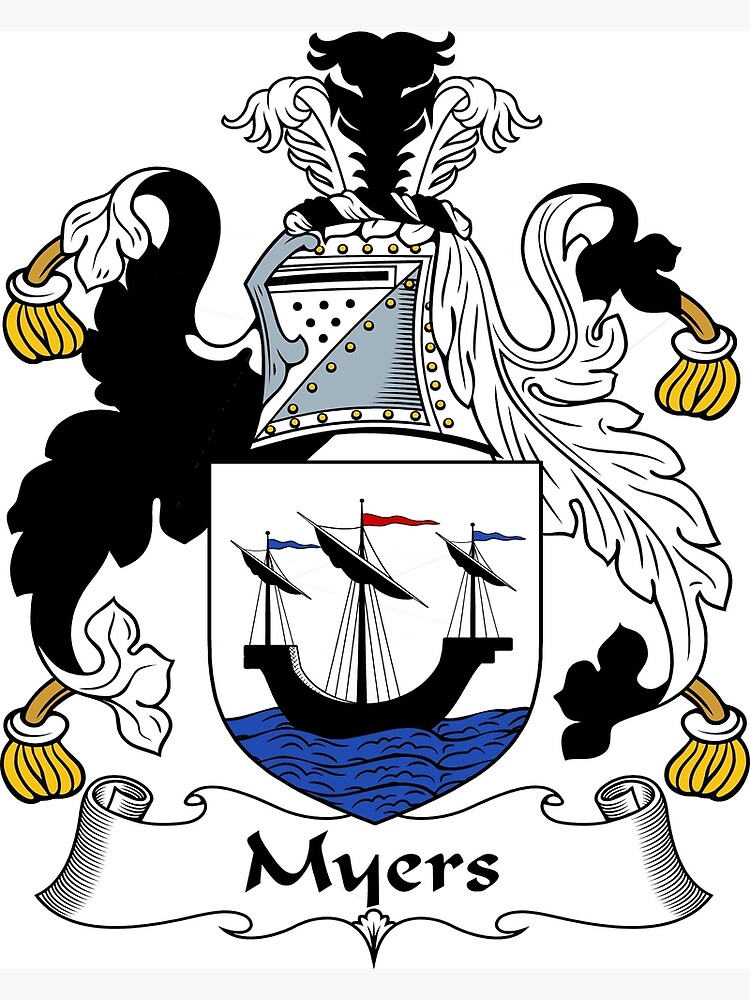 "Myers" Poster for Sale by HaroldHeraldry | Redbubble