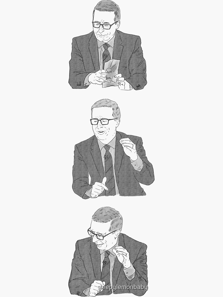 "john is choking" Sticker for Sale by sleepylemonbaby | Redbubble