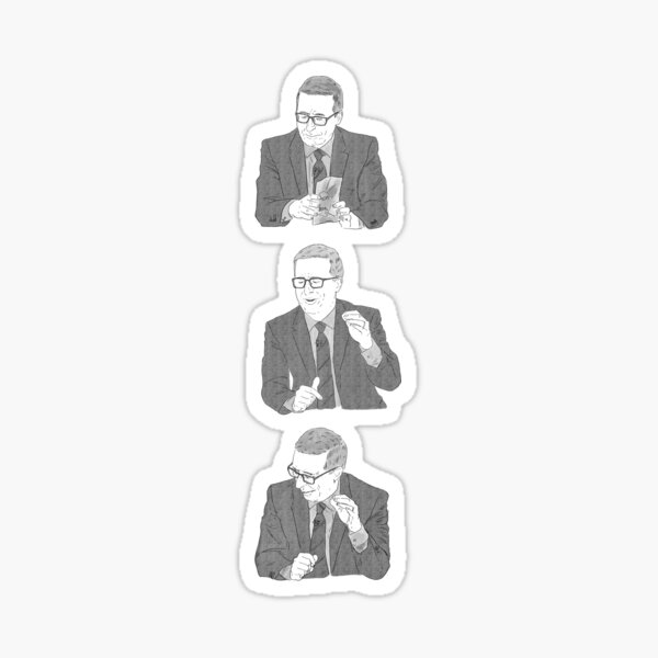 "john is choking" Sticker for Sale by sleepylemonbaby | Redbubble