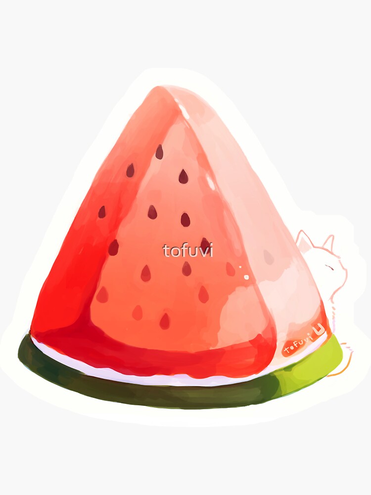 "slice of life." Sticker for Sale by tofuvi | Redbubble