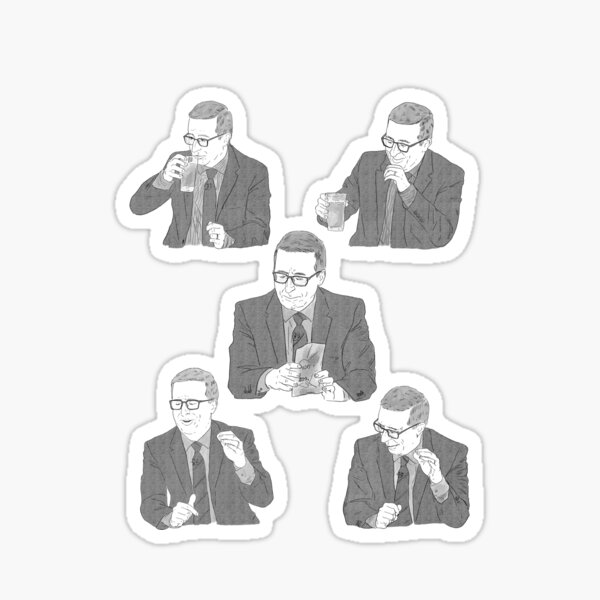 "poor john back at it again" Sticker for Sale by sleepylemonbaby ...
