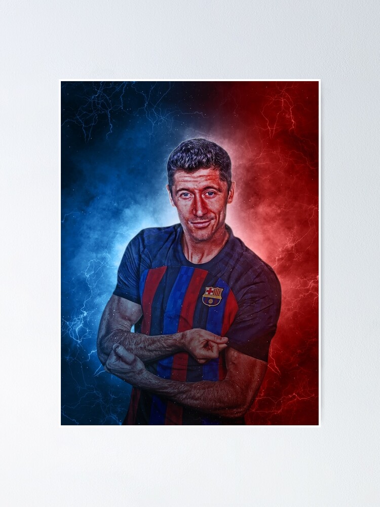 Poster « Lewandowski - Robert Lewandowski Barça », par Lynn-Gaynor ...