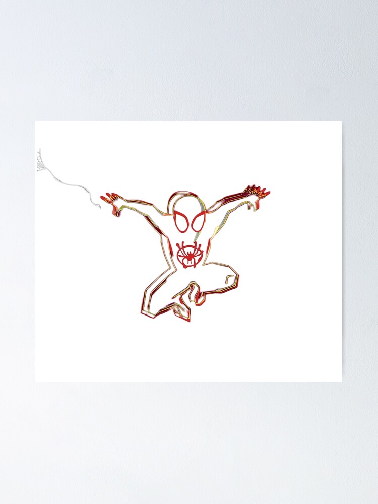 "Spiderverse color shifted" Poster for Sale by J0hnnyy | Redbubble