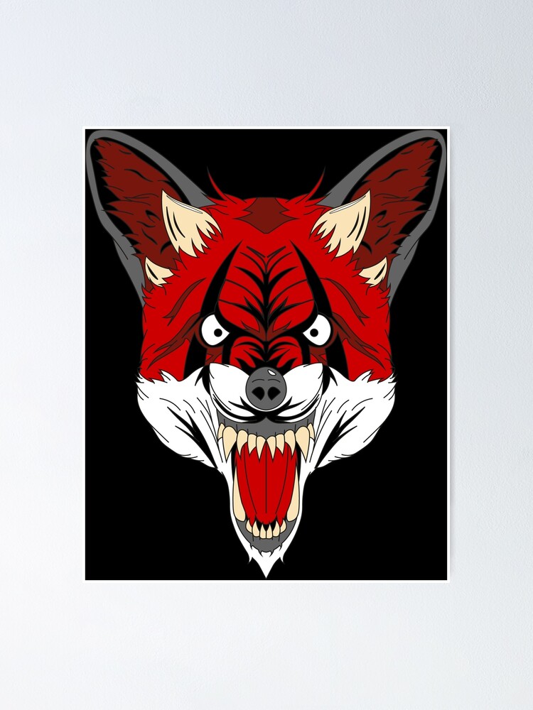 "Furious Fox" Poster for Sale by RevivalGraphic | Redbubble