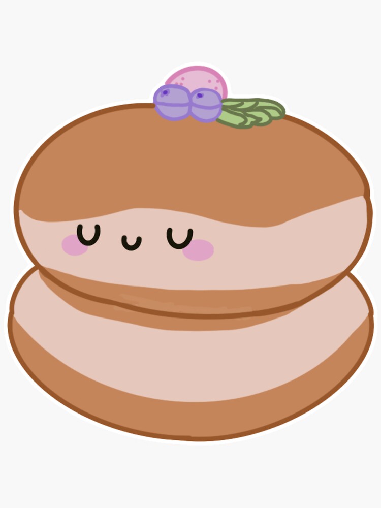 "Smoko Fluffy Pancake" Sticker for Sale by itsmauhey | Redbubble
