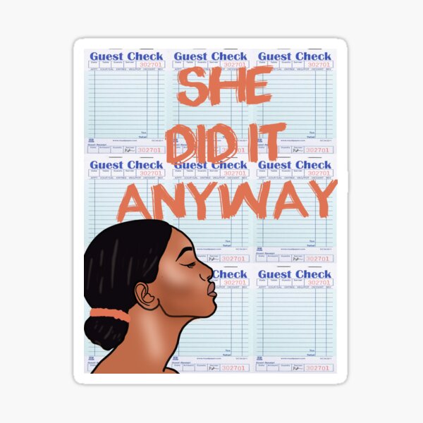 "okurr - GUEST CHECK @NIKKISBLING_" Sticker for Sale by nicolekap29 ...