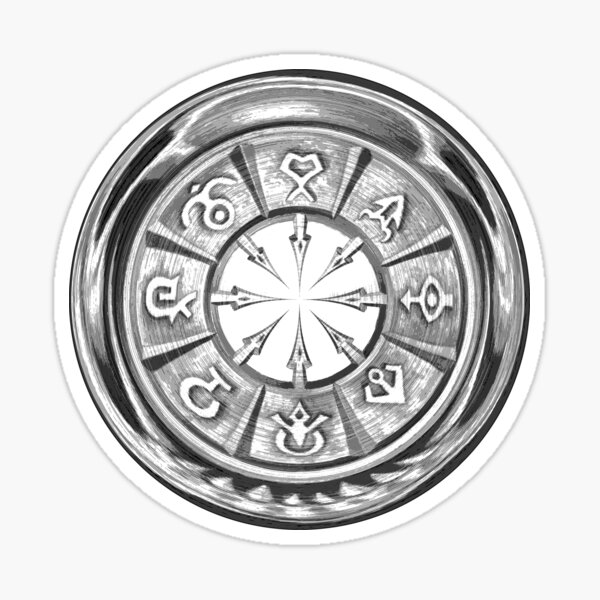 "Ancient emblem" Sticker for Sale by hrcdesign | Redbubble