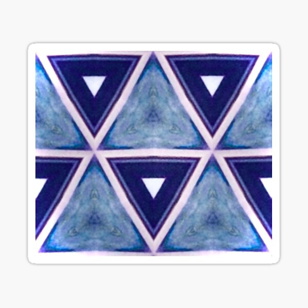 "Triangles purple " Sticker for Sale by the-pathfinder | Redbubble