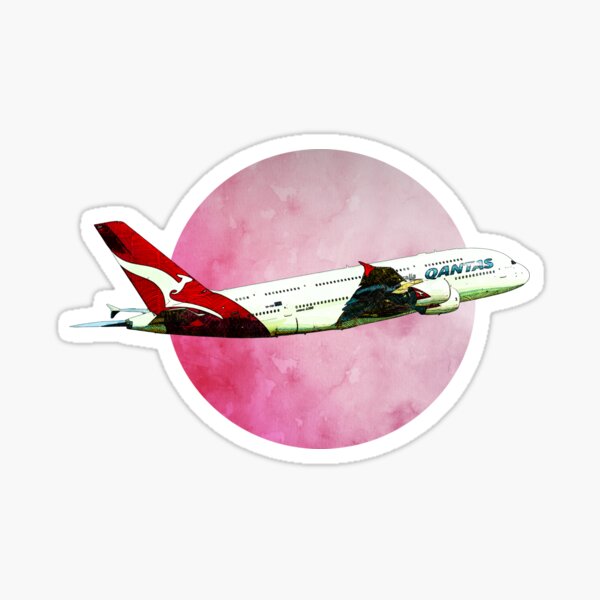 "Qantas Airline/ Flight Attendant/ Pilot" Sticker for Sale by ...