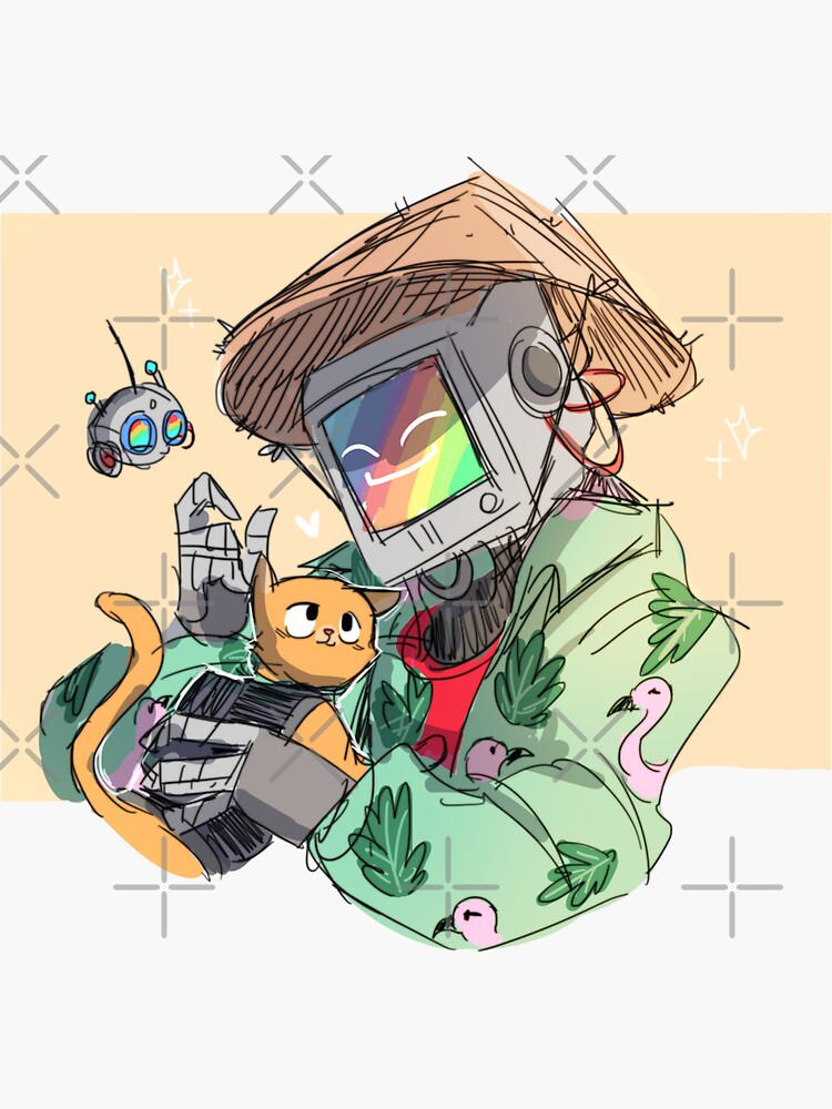 "Stray Game" Sticker for Sale by cynthyaart | Redbubble