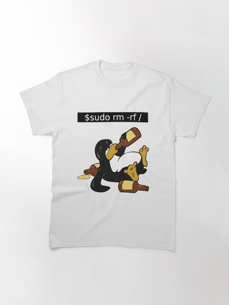 "Funny Linux Command - Funny Linux shirts Linux Tux t-shirt " T-shirt ...