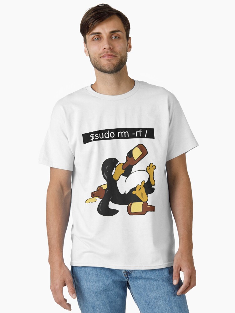 "Funny Linux Command - Funny Linux shirts Linux Tux t-shirt " Classic T ...