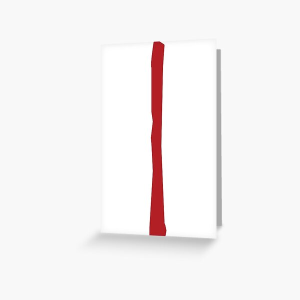 "Viking Rune - Isa Elder Futhark Runic Ice Symbol" Greeting Card for ...