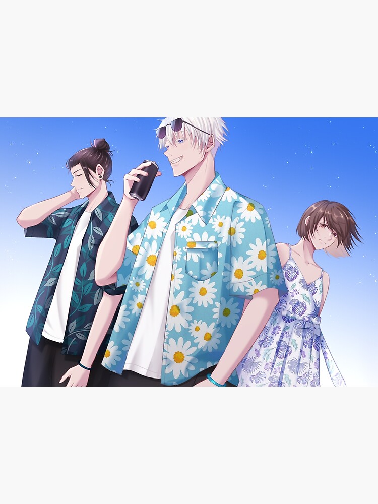 "Ieri,Gojo and Geto at the beach" Poster for Sale by BerserkerArmy ...