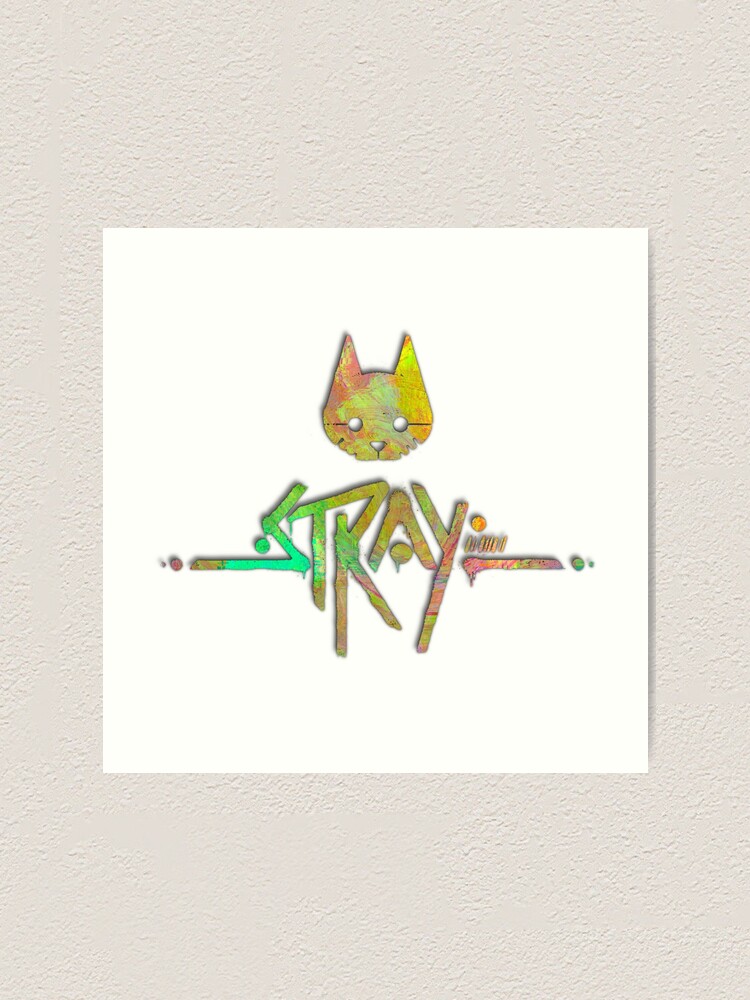 "Stray Game - Cat Game logo" Art Print for Sale by Alshoalla | Redbubble