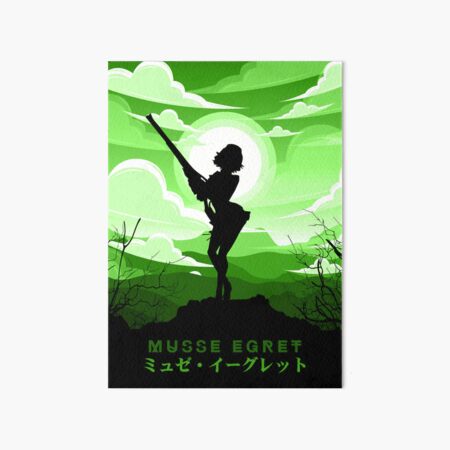 "TRAILS OF COLD STEEL - MUSSE EGRET" Art Board Print for Sale by ...