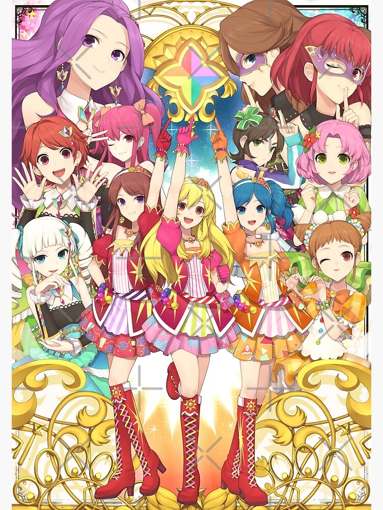 "Aikatsu All Girls Anime / Manga Characters" Poster for Sale by ...
