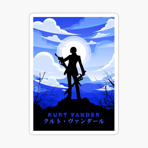 "TRAILS OF COLD STEEL - KURT VANDER" Sticker for Sale by ASHCARBIDEER ...