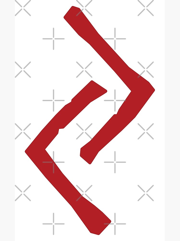 "Viking Rune - Jera Elder Futhark Runic Harvest Symbol" Art Print for ...