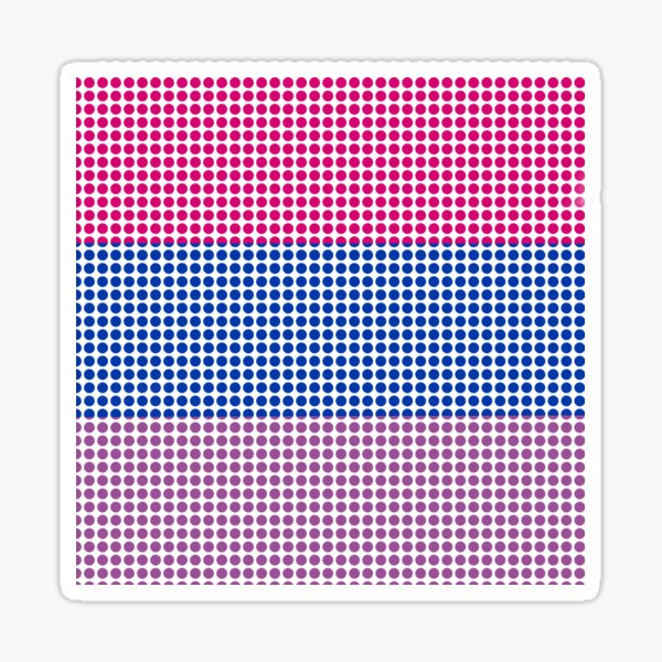 "Subtle Bi Bubbles" Sticker for Sale by ScarletRobinCo | Redbubble