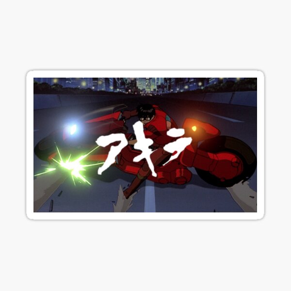 "Akira Bike Slide" Sticker for Sale by CollectiveAnime | Redbubble