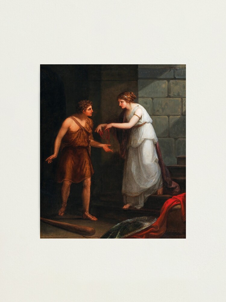 "Theseus and Ariadne | Angelika Kauffmann | 1782 Greek Mythology Art ...