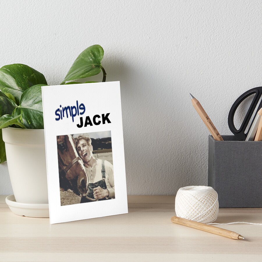 "Tropic Thunder - Simple Jack - Ben Stiller Unisex " Art Board Print ...