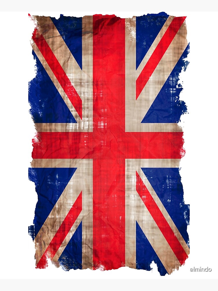 "Vintage Union Jack Flag" Photographic Print by elmindo | Redbubble