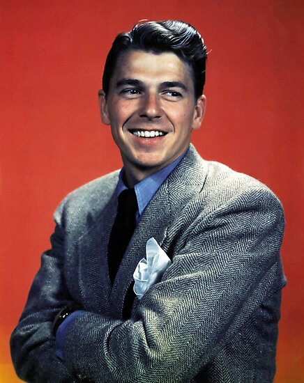 "Ronald Reagan - Young" Photographic Print by rachpetes | Redbubble
