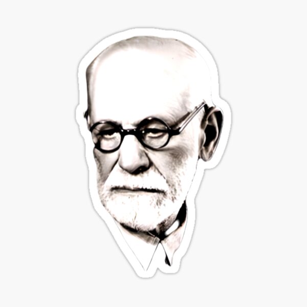 "sticker sigmund freud" Sticker for Sale by deztees | Redbubble