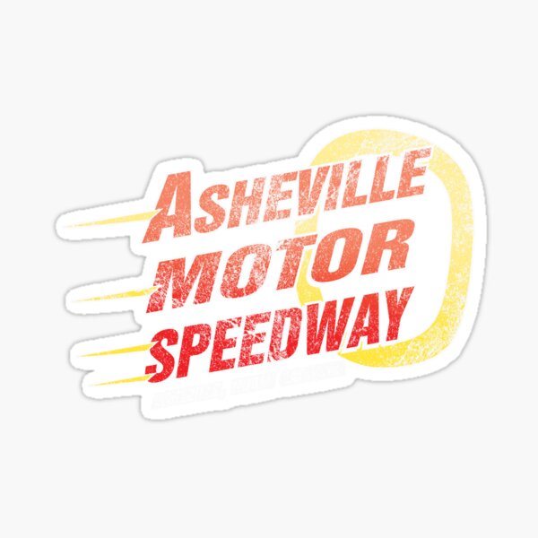 "Asheville Motor Speedway" Sticker for Sale by SPDesignsNC | Redbubble
