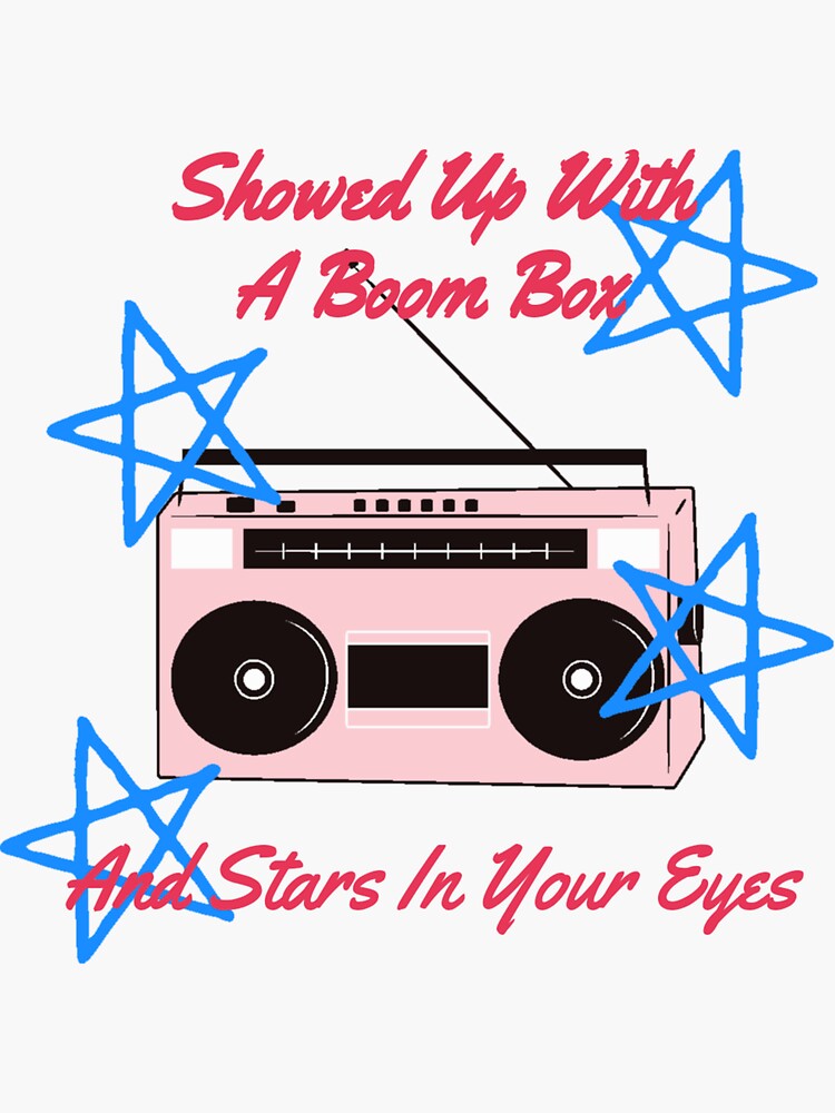 "Boom Box" Sticker for Sale by JadeEye | Redbubble