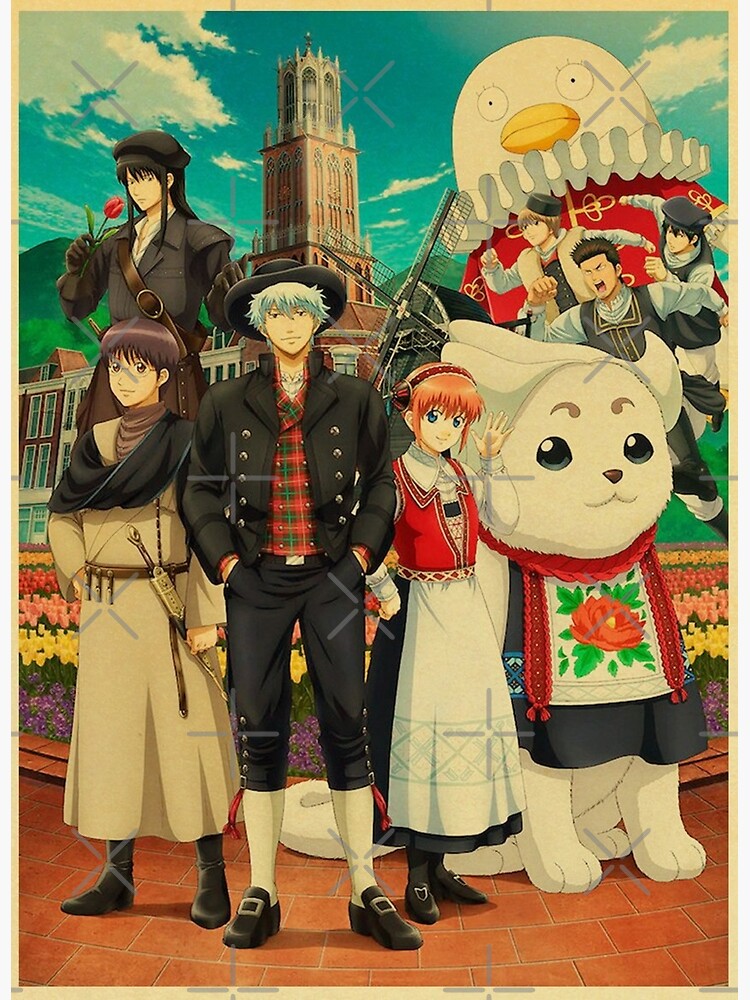 "Gintama" Poster for Sale by zathworkart | Redbubble