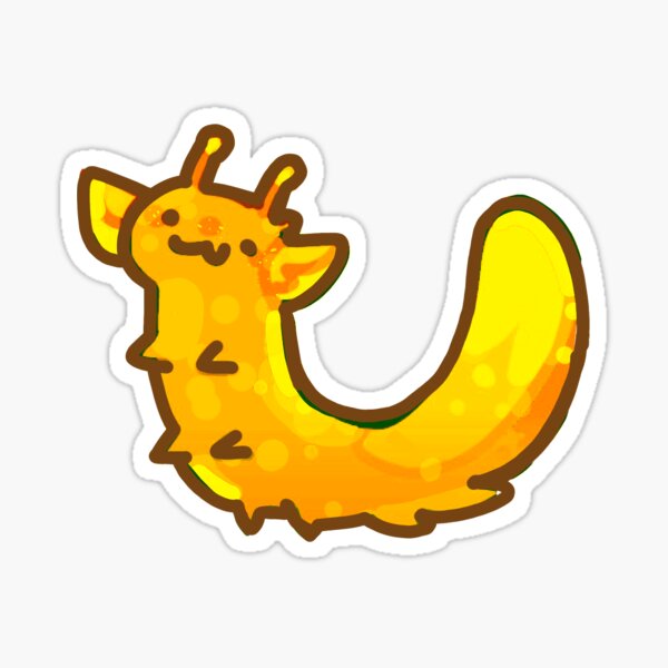 "Golden Skrunkly" Sticker for Sale by Rattikinn | Redbubble