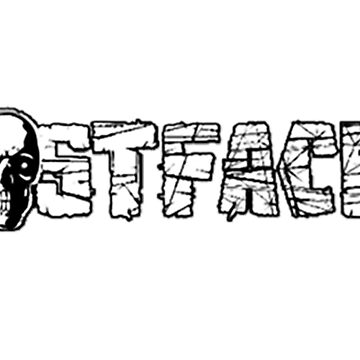 "Supernatural Ghostfacers logo (white)" Sticker for Sale by astridloker ...