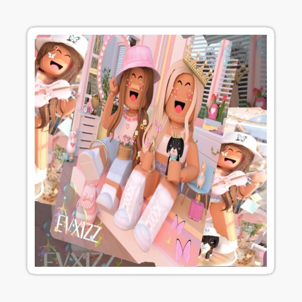 "aesthetic roblox girl" Sticker for Sale by STANFORT | Redbubble