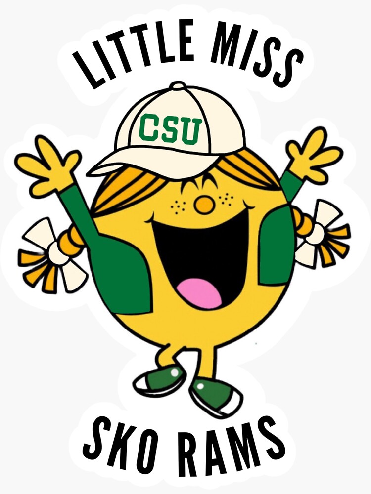 "Lil Miss Sko Rams" Sticker for Sale by oliviapaz | Redbubble