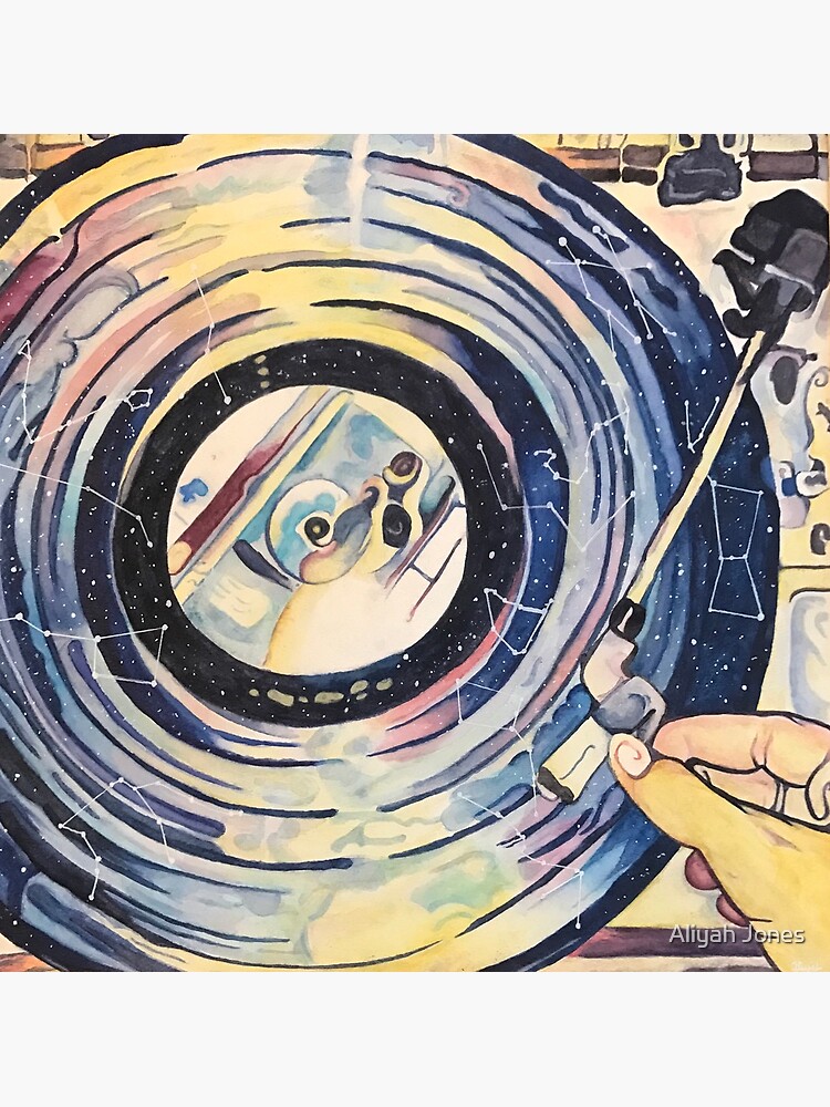 "Watercolor Record Player" Art Print by shmebulock618 | Redbubble
