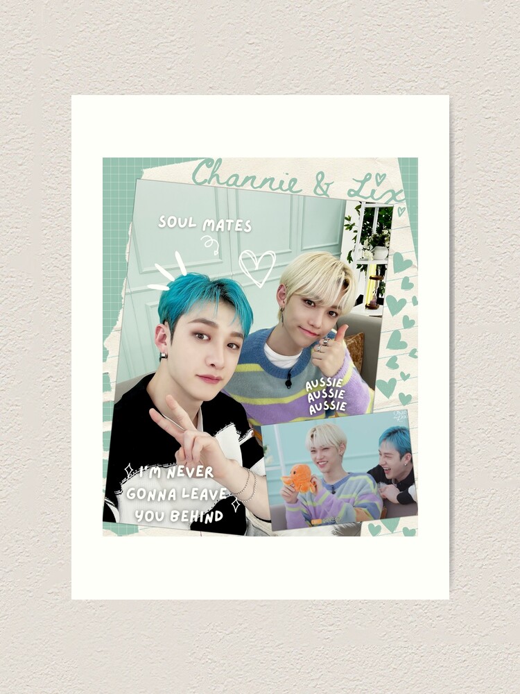 "Stray kids Chan and Felix fan art - ChanLix" Art Print for Sale by ...
